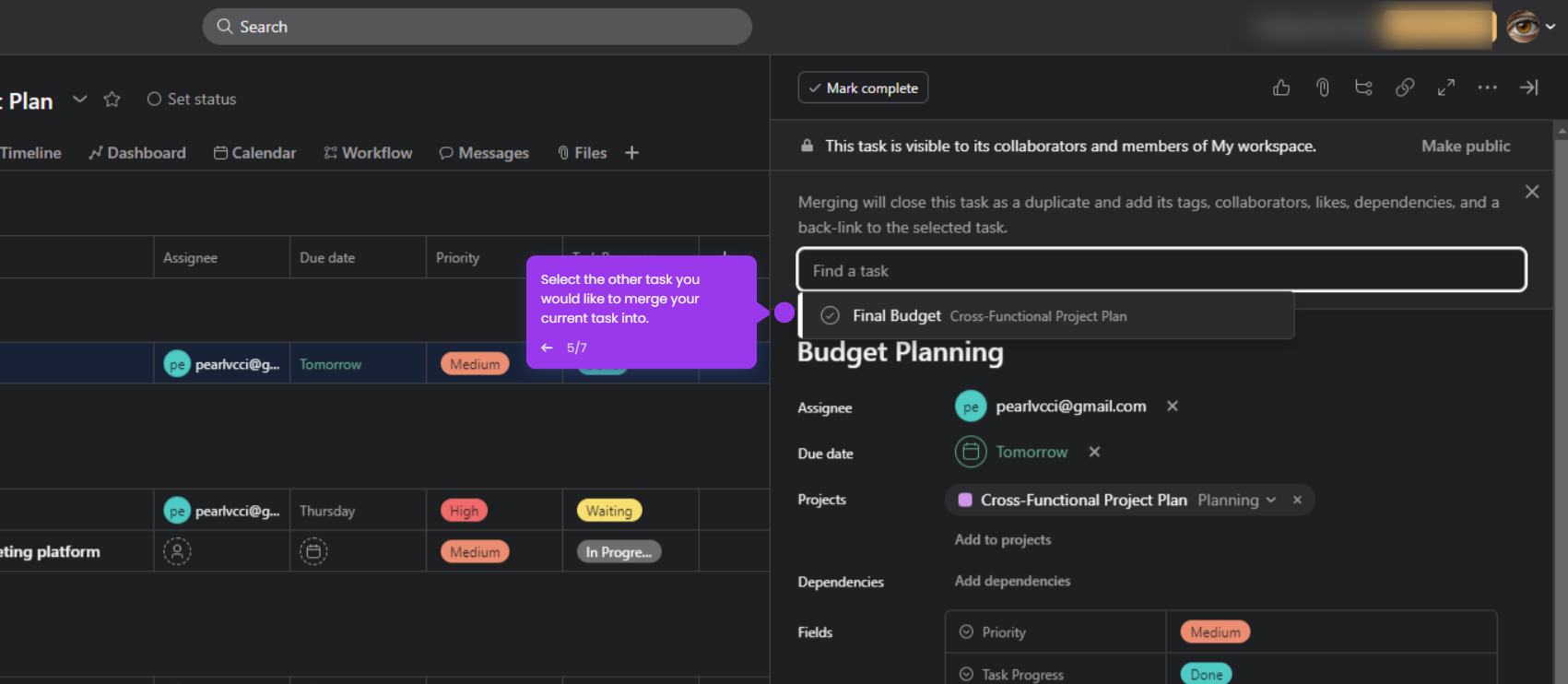 How to Merge Tasks in Asana: 1-Min Guide